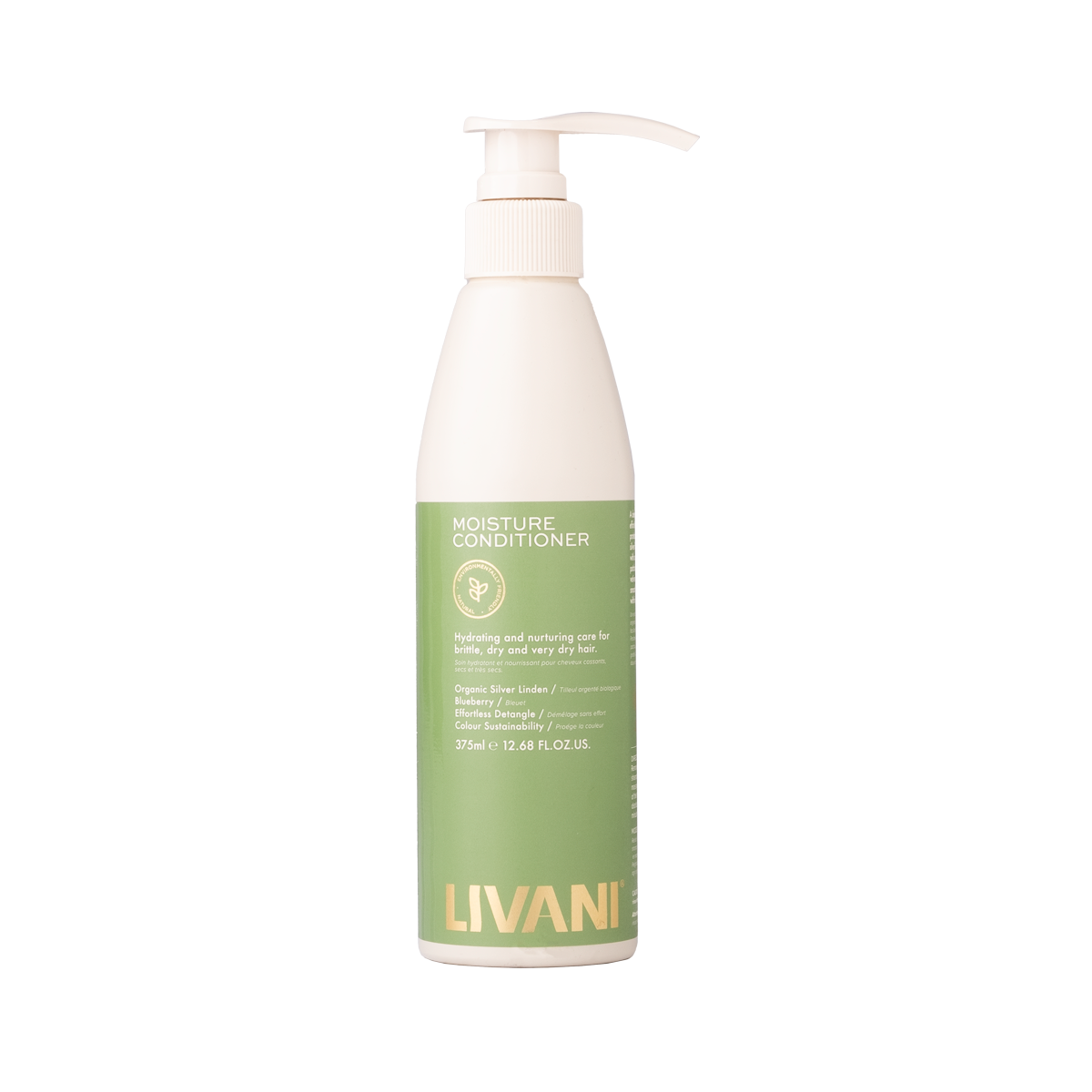 Moisture Conditioner (100% Vegan) 375ml - Deep Moisture + Softens // LIVANI