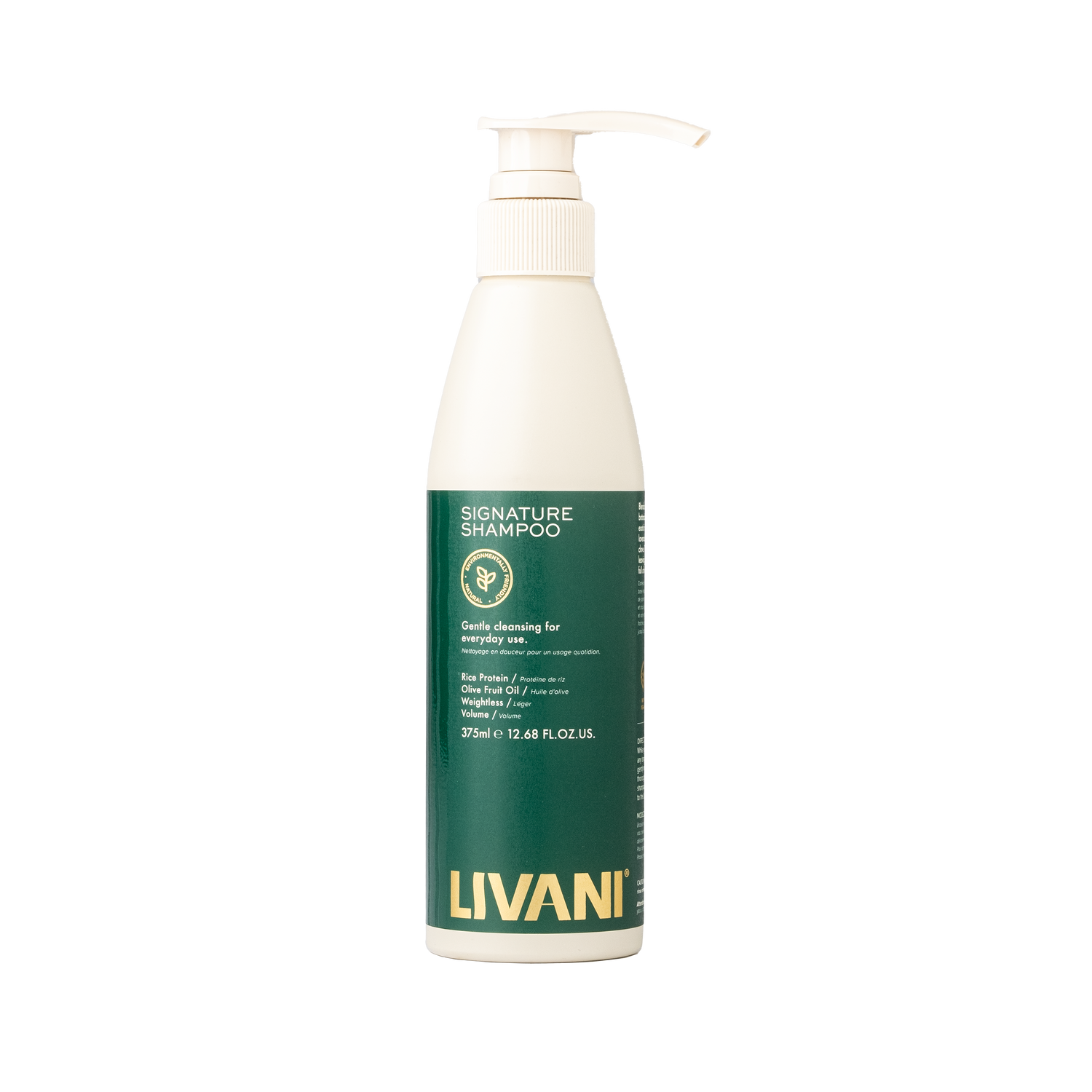 Signature Shampoo (100% Vegan) 375ml - Daily Wash // LIVANI